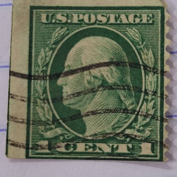 1 Cent George Washington Stamp - Etsy