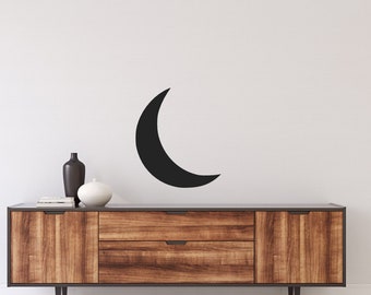Metal Moon Crescent Wall Art - Etsy