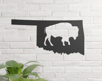 Metal Bison Sign - Etsy