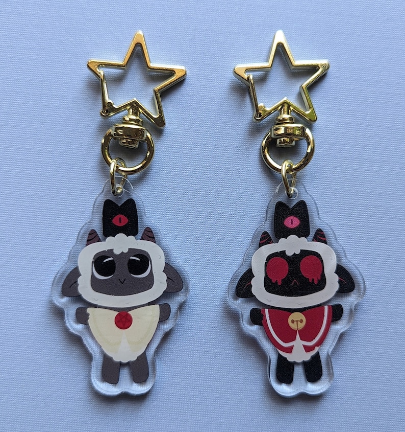 Cult of the Lamb Acrylic Keychains - Etsy