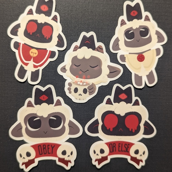 Cult of the Lamb Stickers - Etsy