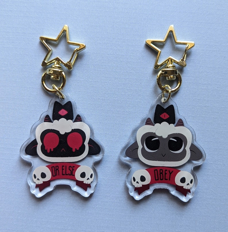 Cult of the Lamb Acrylic Keychains - Etsy