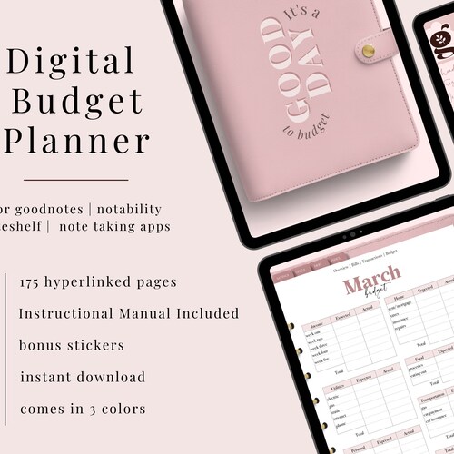 Digital Budget Planner for Goodnotes Paycheck Budget Finance - Etsy