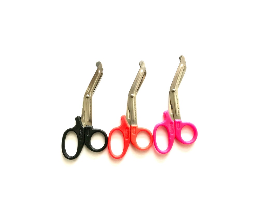 Stainless Steel Plastic Handle Lister Bandage Scissors 5.5 Inch Student ...