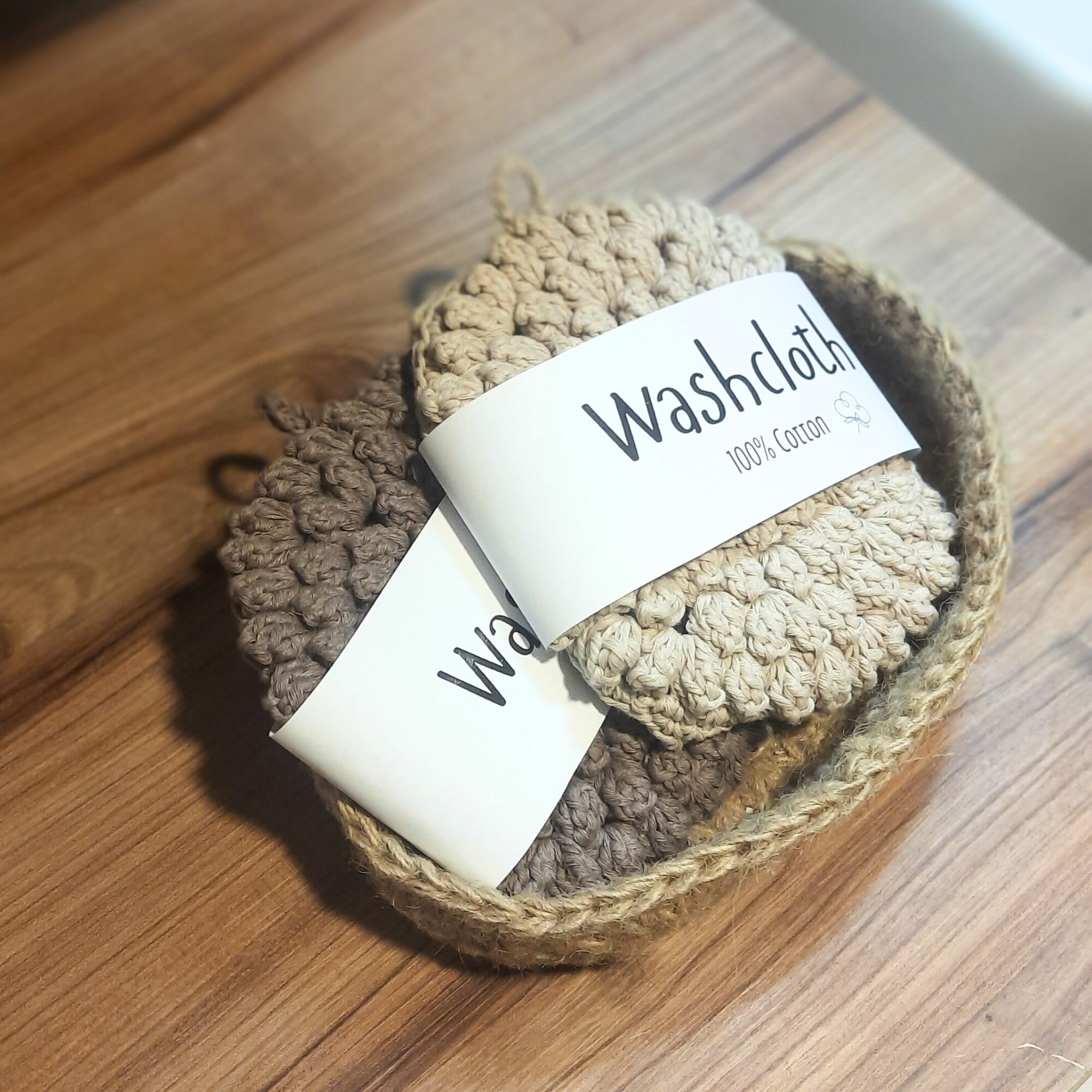 Easy Crochet Washcloth Pattern: Beginner Cotton Gift (PDF Pattern in ...