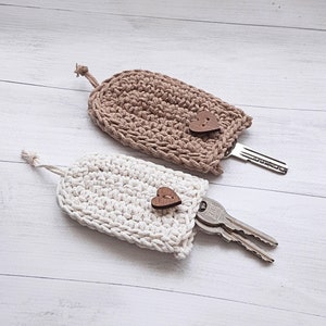 Crochet Key Case, Crochet Key Holder PATTERN , Key Cover Pattern, Key ...