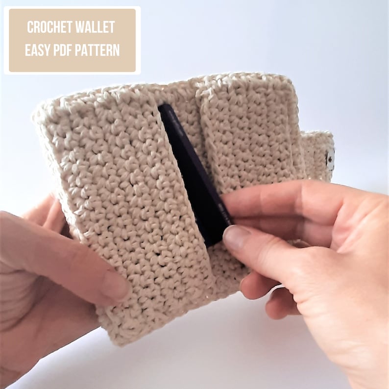 Easy Crochet Wallet Pattern: Beginner-friendly Card Holder (PDF Pattern ...