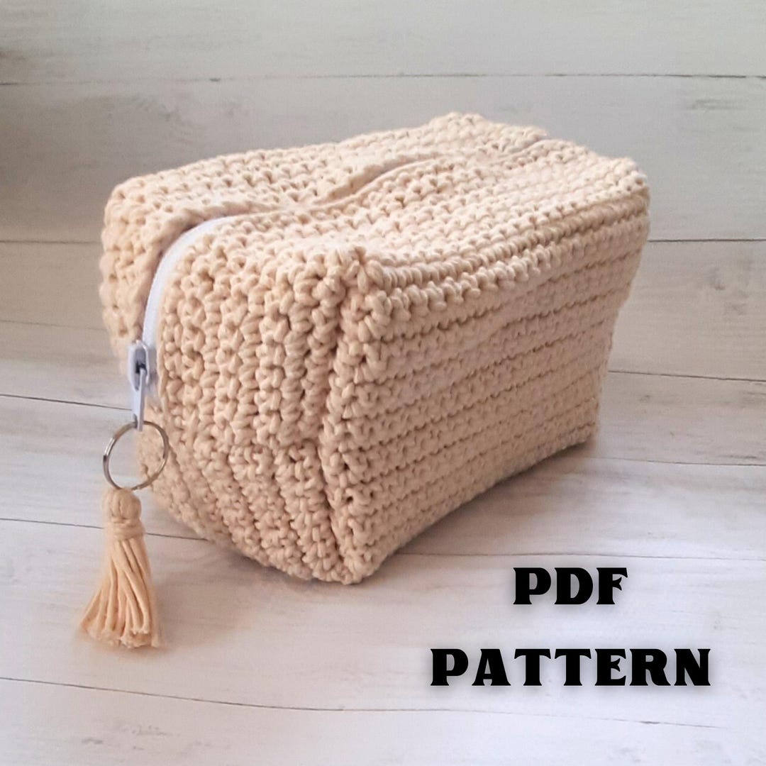 CROCHET BAG PATTERN, Crochet Organizer Pattern, Crochet Makeup Bag ...