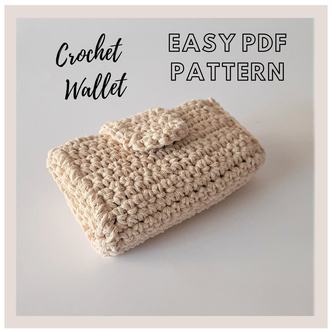 Easy Crochet Wallet Pattern: Beginner-friendly Card Holder (PDF Pattern ...