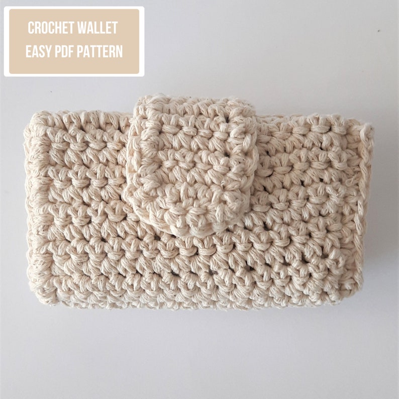 Easy Crochet Wallet Pattern: Beginner-friendly Card Holder (PDF Pattern ...