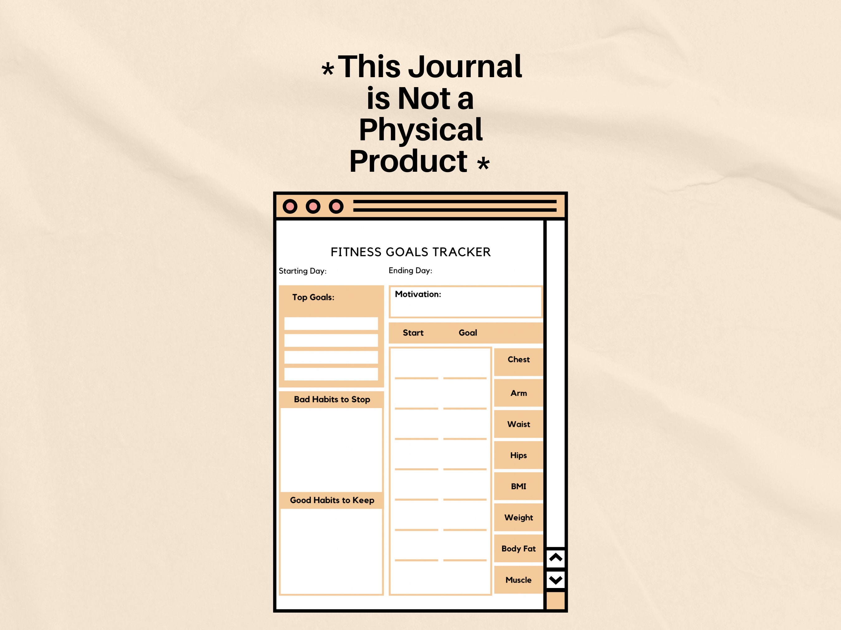 Fitness Planner Bundle, Health Planner, Printable, Digital Download ...