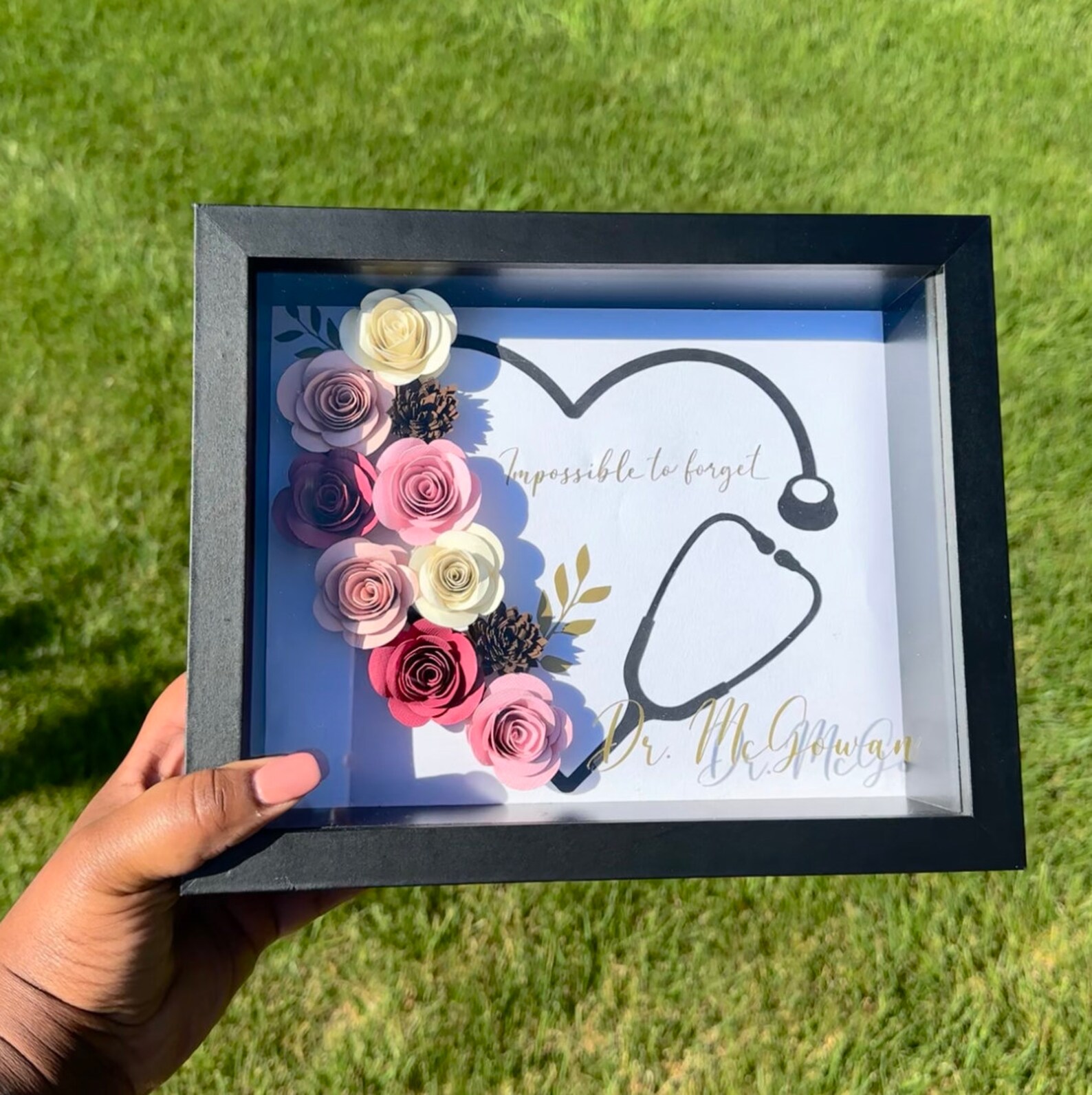 Personalized Healthcare Shadow Box – Custom RN Medical Professional ...