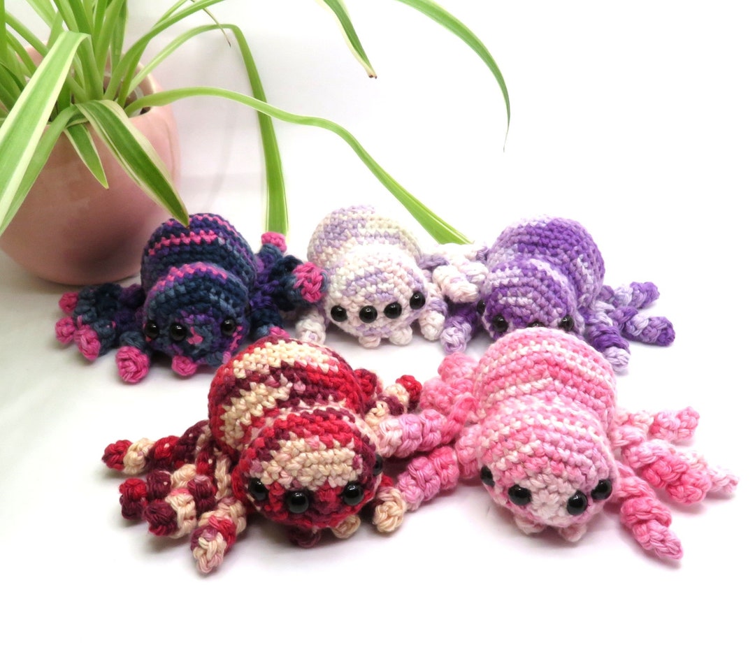 Amigurumi Spider Accessory | Crochet Spider | Lavender Filled Spider ...