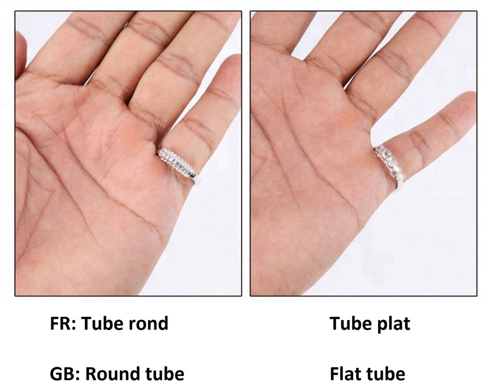 Ring Size Adjuster Ring Size Reducer 4 Pack Super Soft for Loose Rings ...