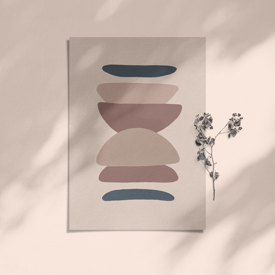 Printable Abstract Poster Aesthetic Poster Modern Minimal - Etsy