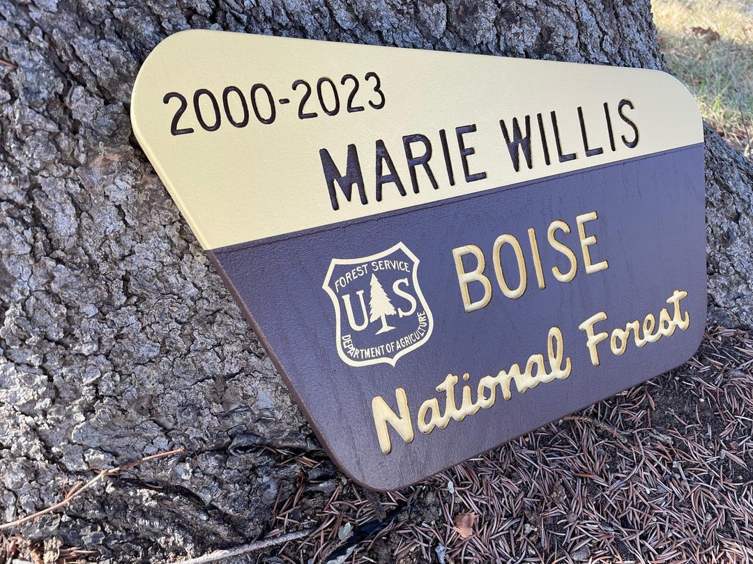Custom Forest Service Career Sign - Etsy