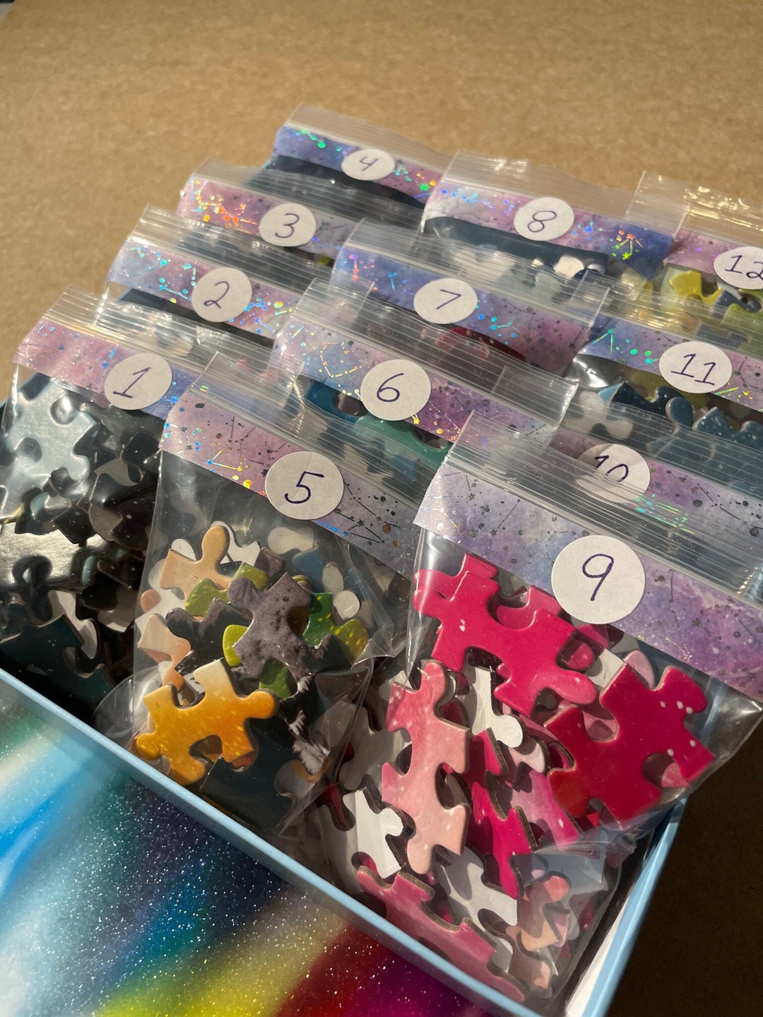 Puzzle Advent/countdown Calendar - 500/550 Pieces *multiple Styles* - Etsy