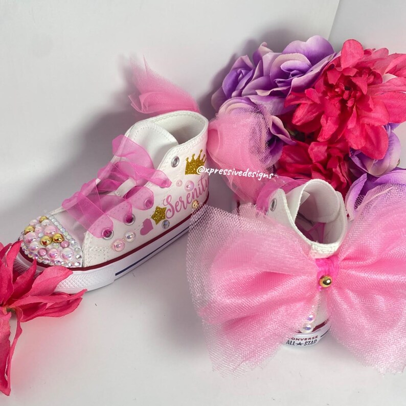 Princess Converse| Custom Converse| Personalized Princess Converse - Etsy