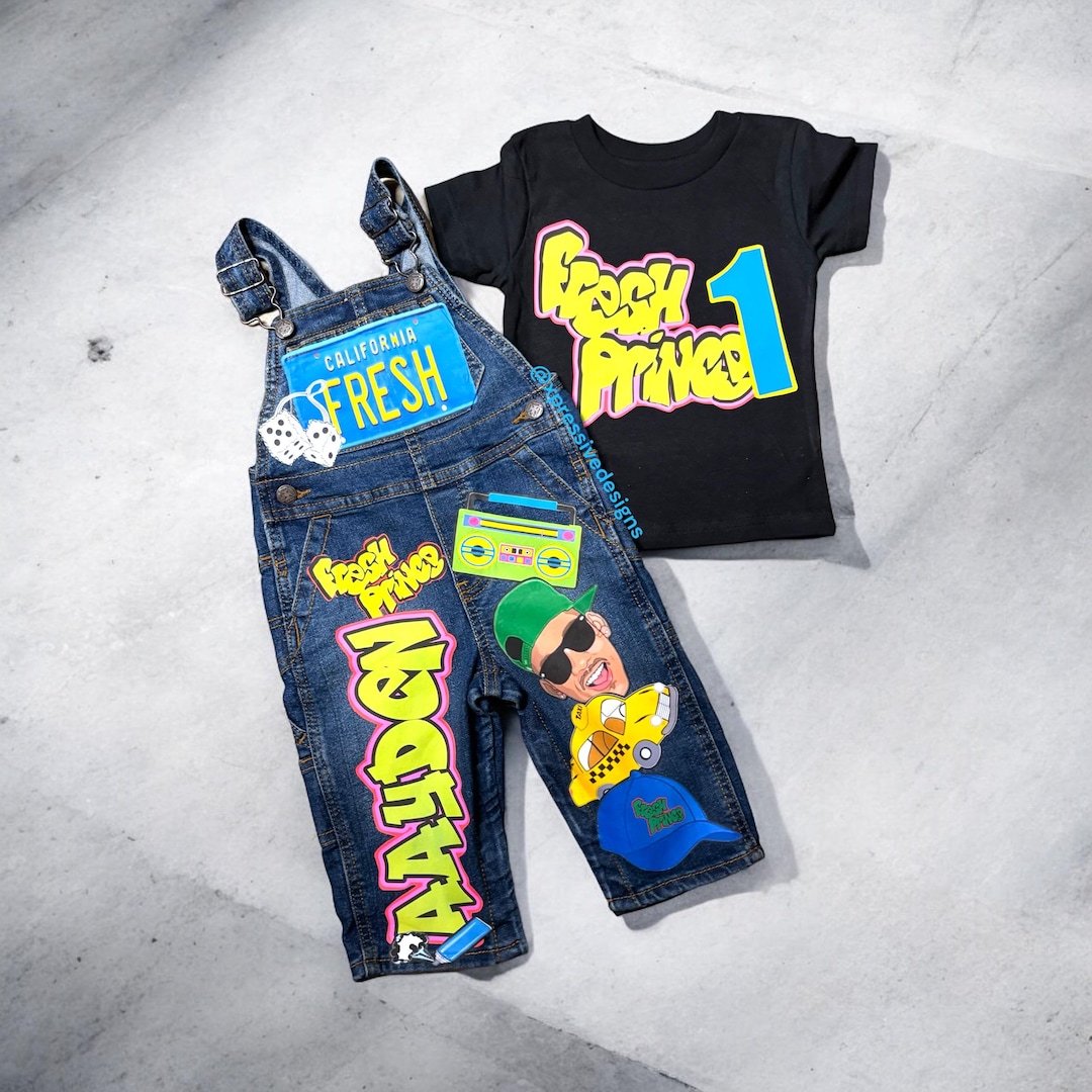 Prince Birthday Overalls| Fresh Prince Outfit| Prince Of - Etsy