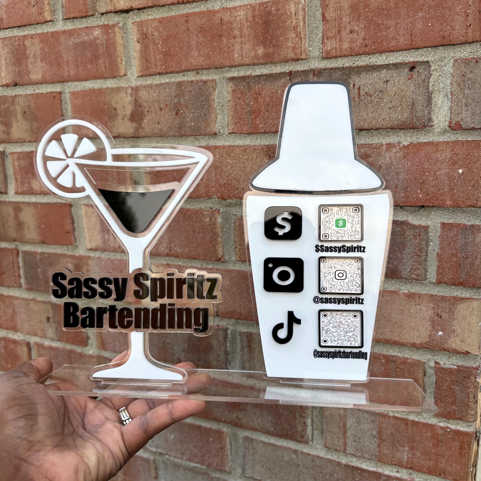 Bartender Sign/ Mobile Bartender Sign Scan to Pay Acrylic Sign - Etsy