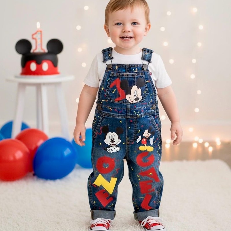 Overalls Mickey Mouse 2 - Etsy