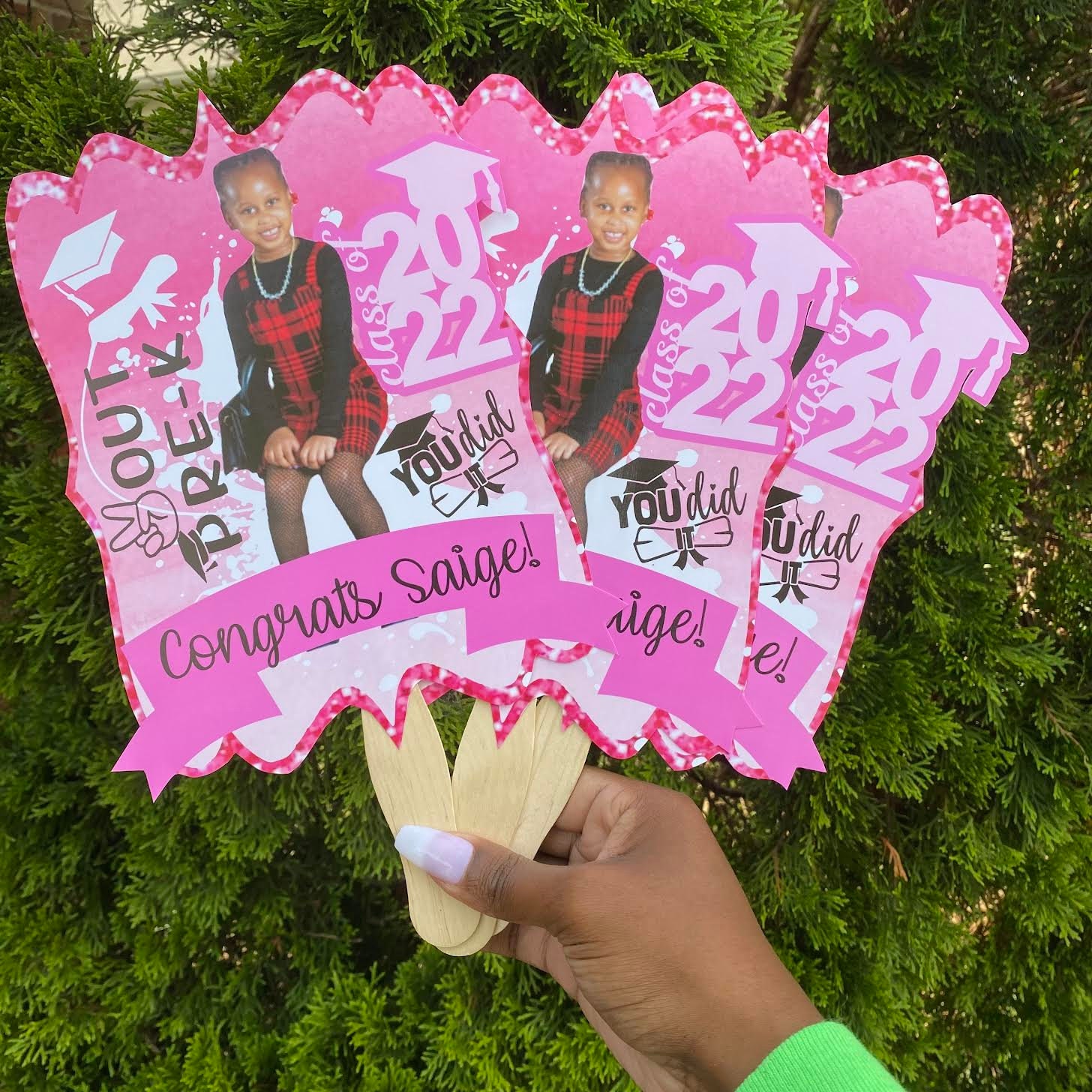 Graduation Fans Grad Decor - Etsy