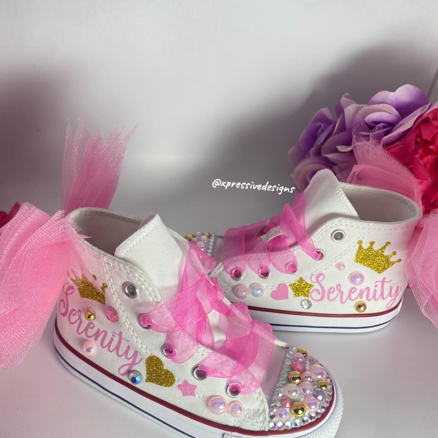 Princess Converse| Custom Converse| Personalized Princess Converse - Etsy