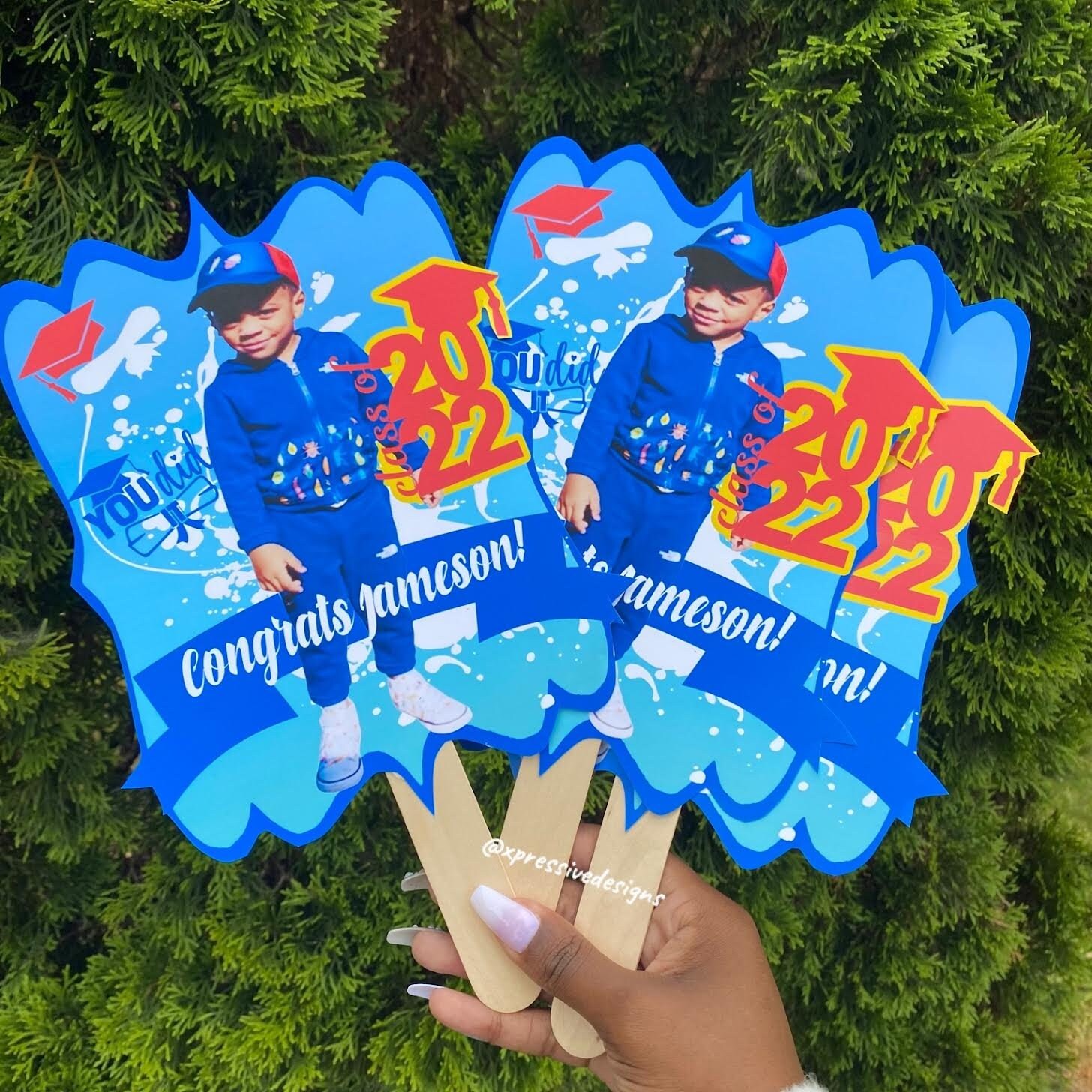 Graduation Fans Grad Decor - Etsy