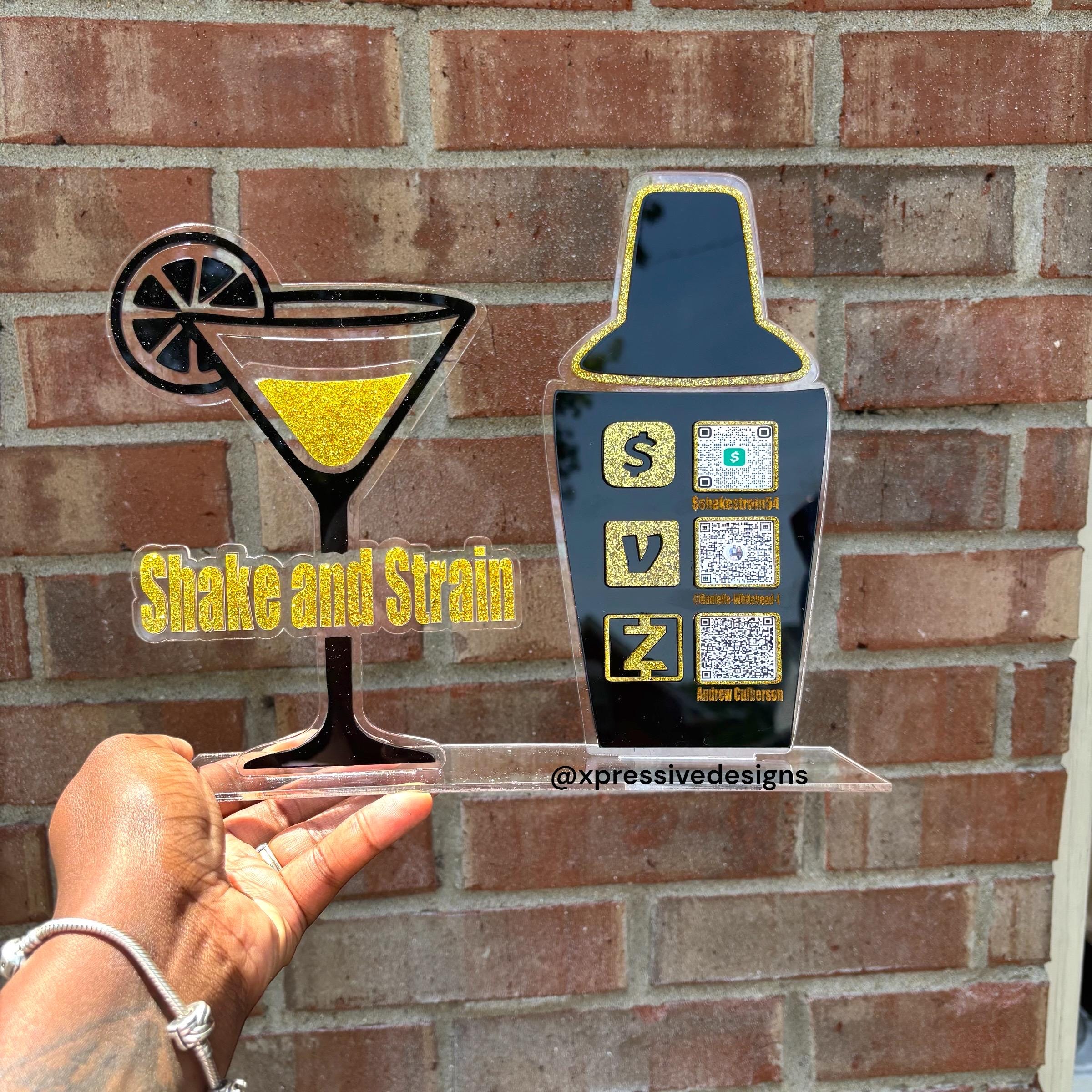 Bartender Sign/ Mobile Bartender Sign Scan to Pay Acrylic Sign - Etsy