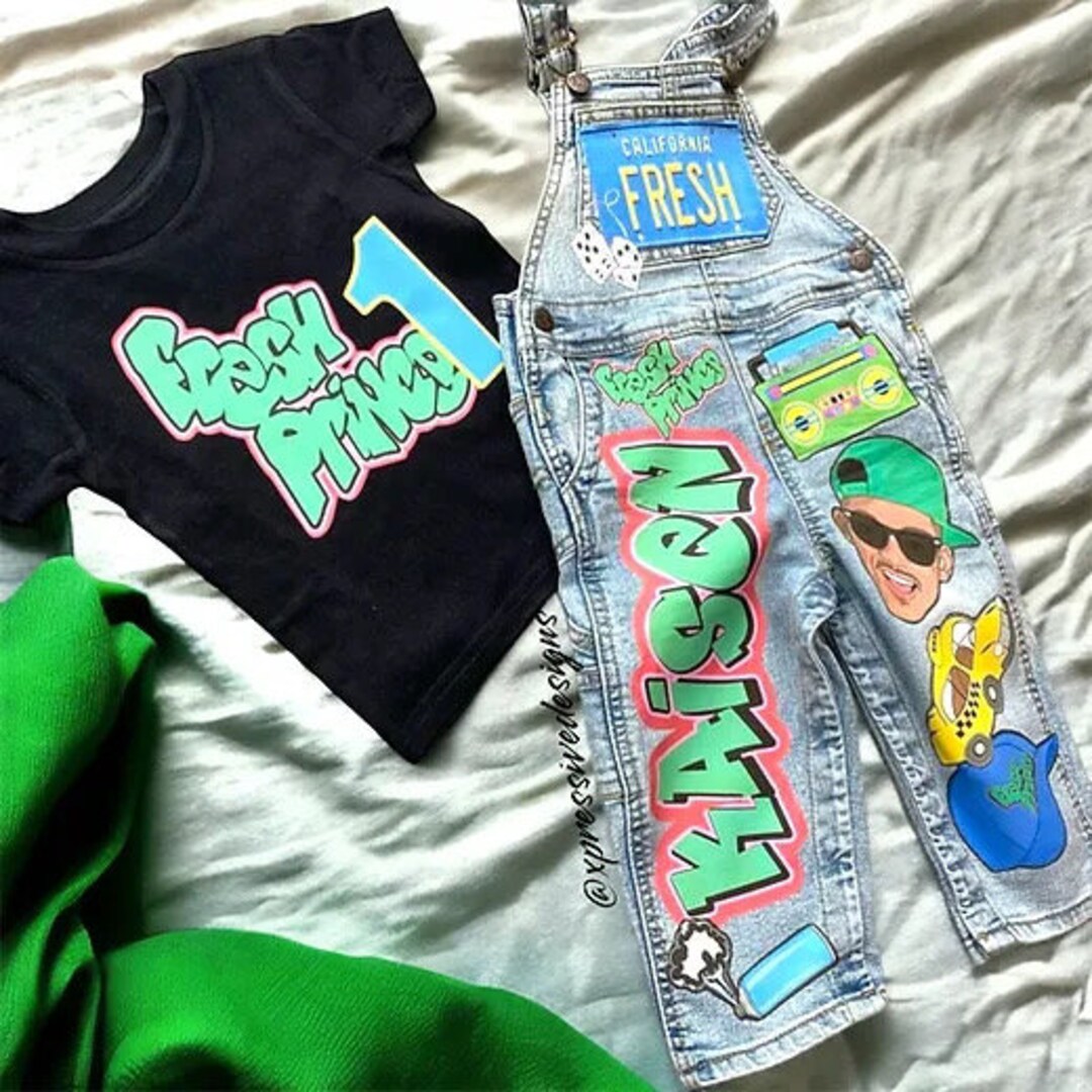Prince Birthday Overalls Fresh Prince Outfit Prince Of - Etsy