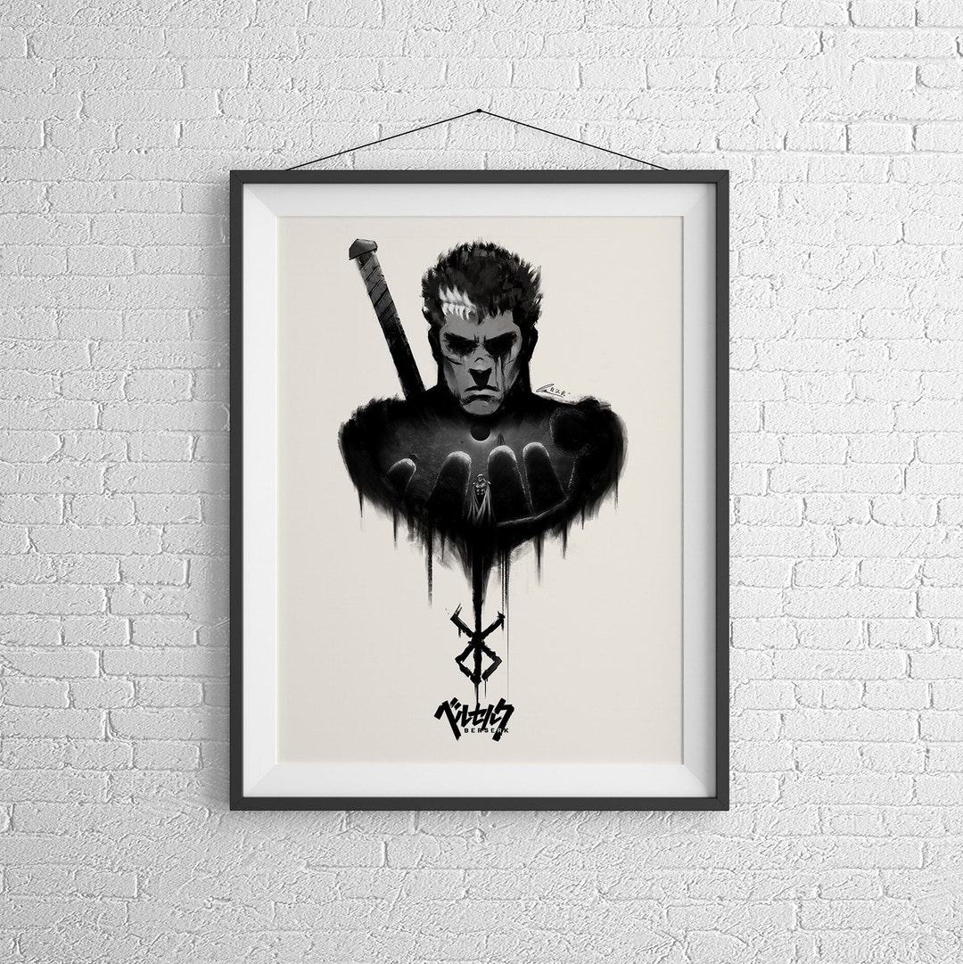 Guts god Hand Poster Illustration Berserk - Etsy