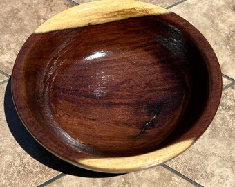 Handcrafted Solid Rustic Lathe Turned Spalted Maple Bowl With Artisan Insignia - Etsy
