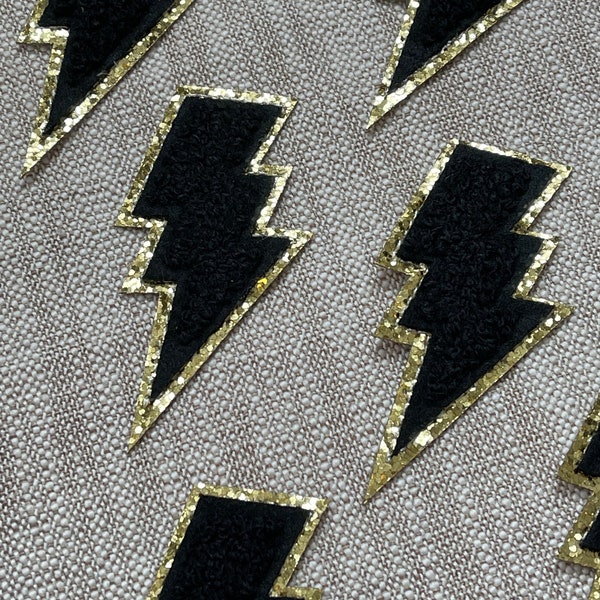 Lightning Bolt Patch - Etsy