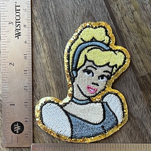 Cinderella-snow White-iron on Patch-embroidered Patch-disney Princess ...