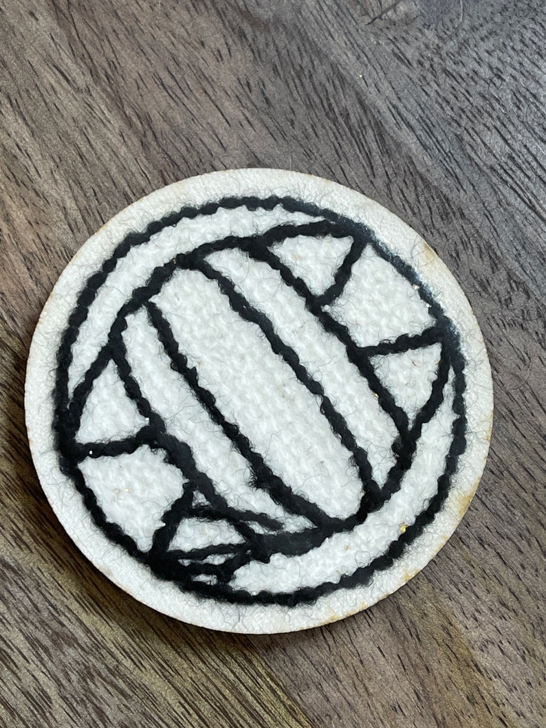 Volleyball Iron on Patch - Chenille Patch - Gold Glitter Patch - Sports ...
