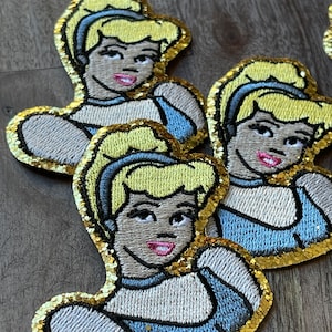 Cinderella-snow White-iron on Patch-embroidered Patch-disney Princess ...