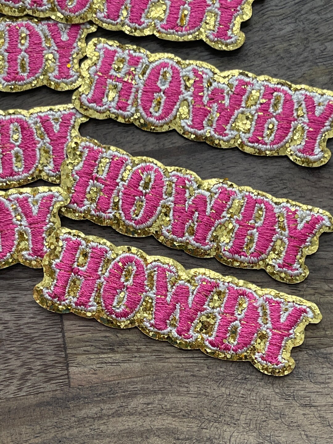 Iron on Patch- Howdy Patch-chenille Patch-embroidered Patch-jacket ...