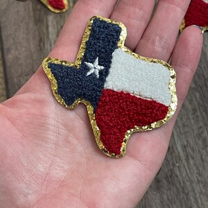 Iron on Patch Texas State Patch-chenille Patch-embroidered Patch-jacket ...