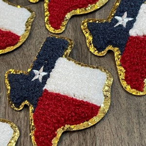Iron on Patch Texas State Patch-chenille Patch-embroidered Patch-jacket ...