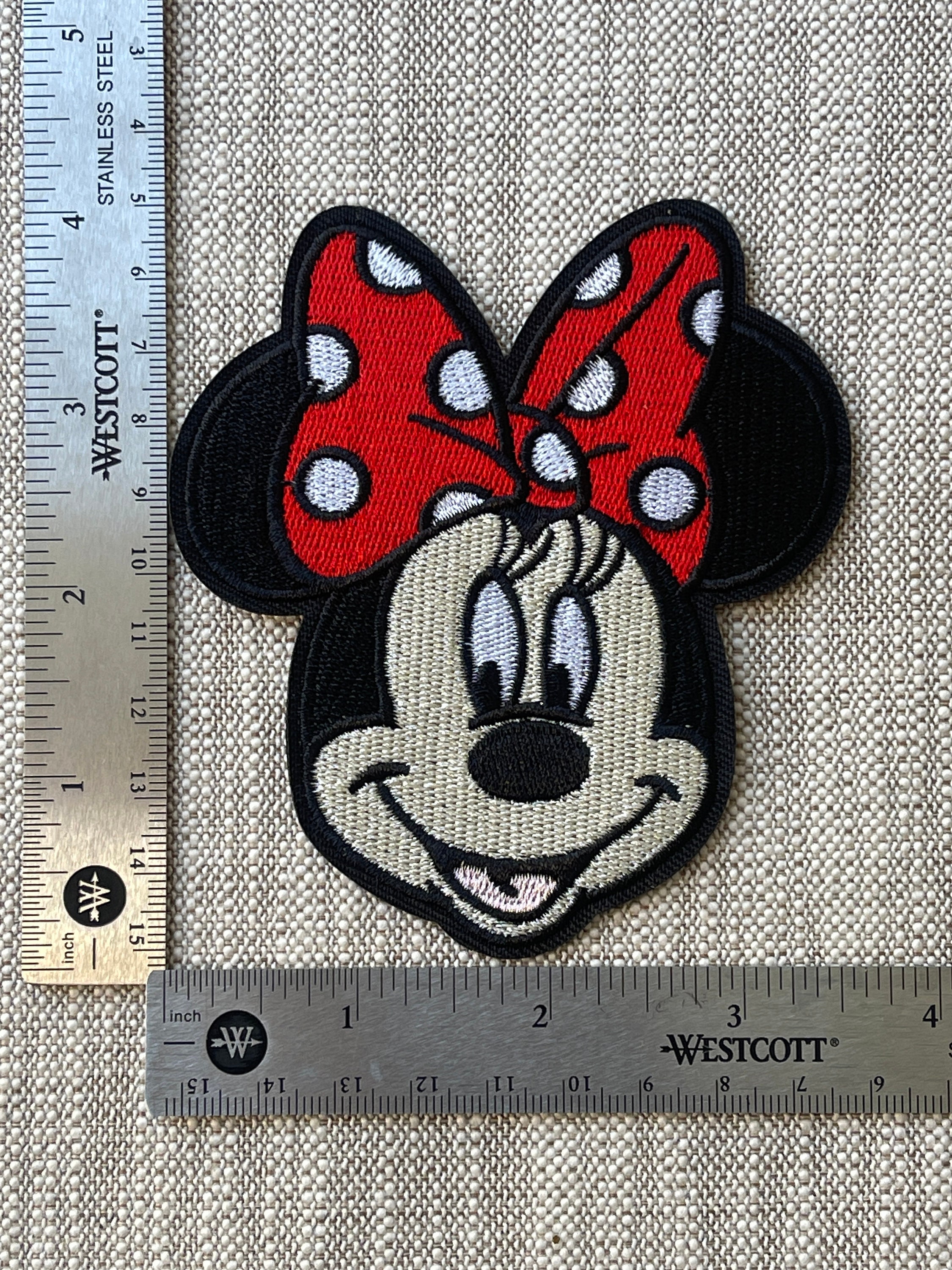 4 INCH Disney Iron on Patch-embroidered Disney Patches-mickey - Etsy