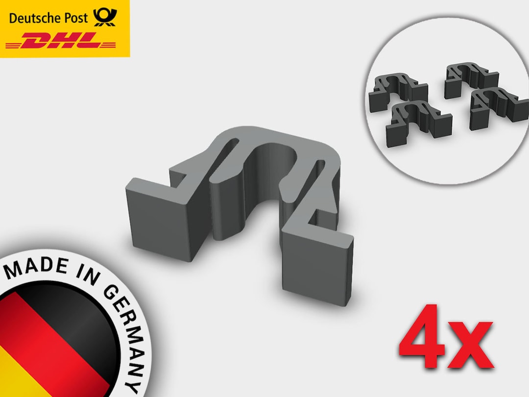 4 Pieces Retaining Clips Brackets Retaining Bushings for Front Panel ...