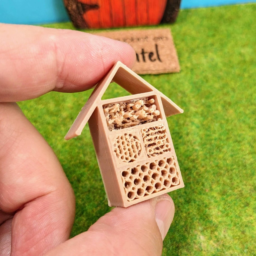 Cute Mini Insect Hotel / Insect House for Gnomes, Gnome Pranks or ...