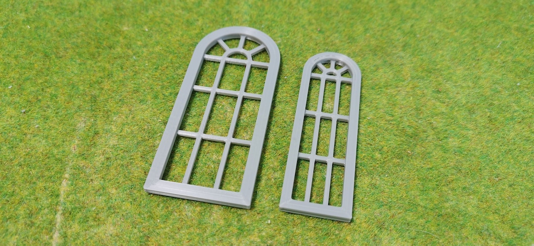 2x Window Diorama G Gauge Model Building House 1:22.5 Garden Railway ...