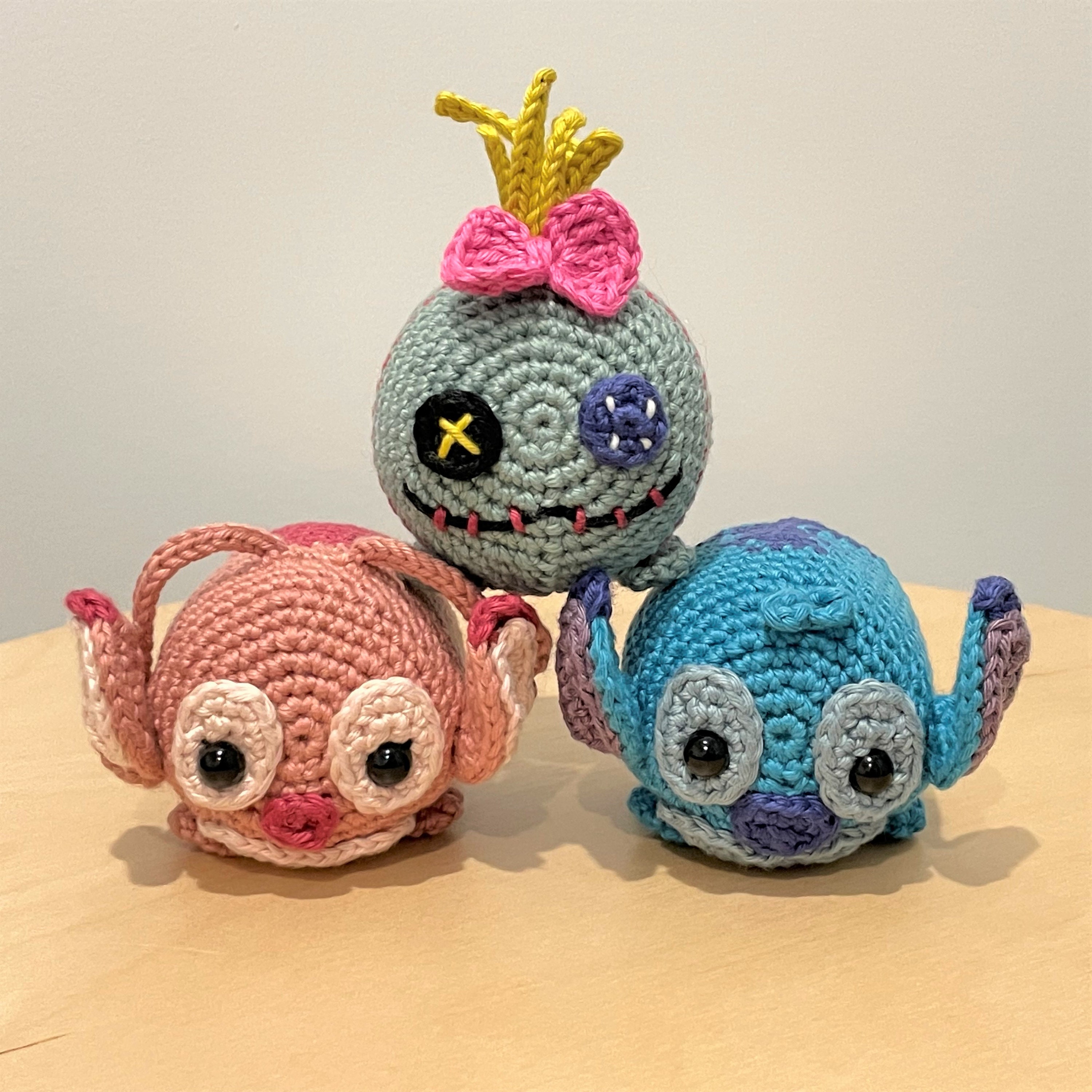 Crochet Pattern Lilo and Stitch Stitch and Angel Tsum Tsum - Etsy
