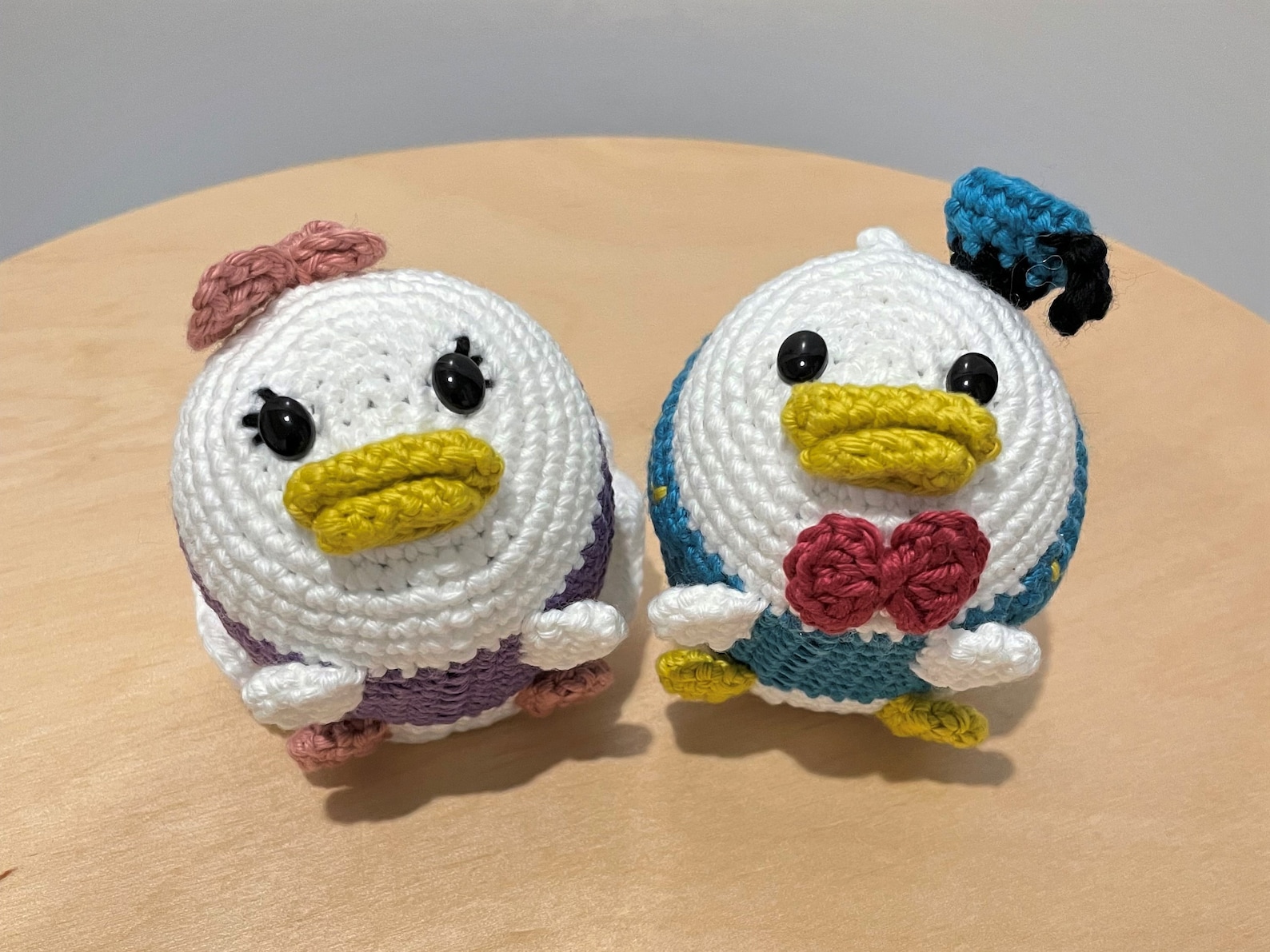 Crochet Pattern Donald & Daisy Duck Tsum Tsum Amigurumi - Etsy