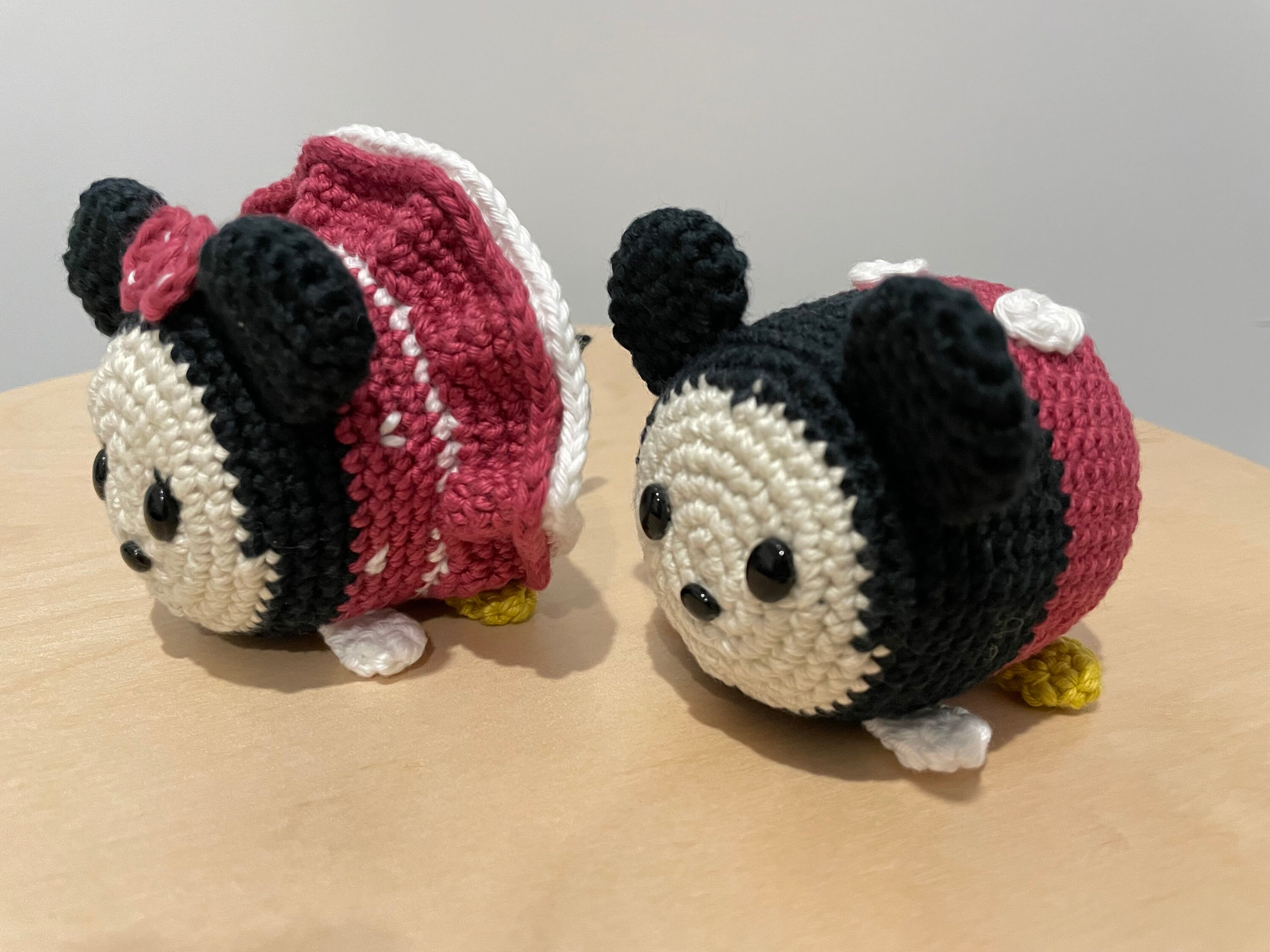 Crochet Pattern Micky & Minnie Mouse tsum tsum Amigurumi | Etsy