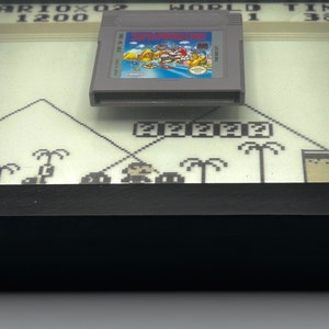 Framed Nintendo Super Mario Land (gameboy) With Custom Background ...