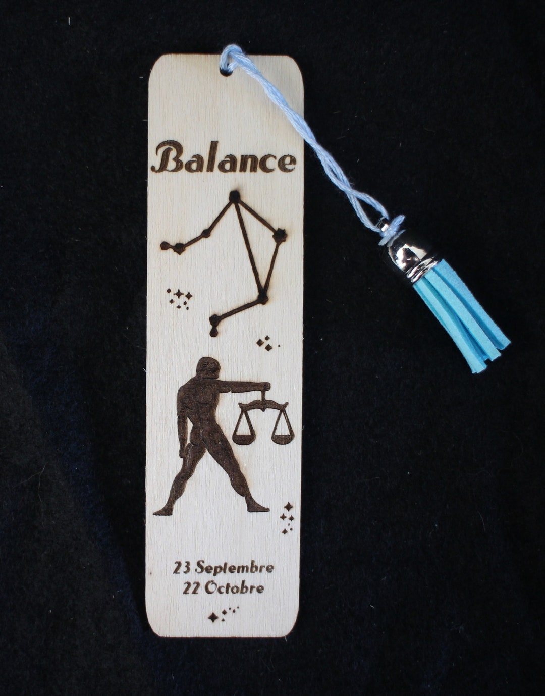 Libra Astrological Sign Bookmark - Etsy