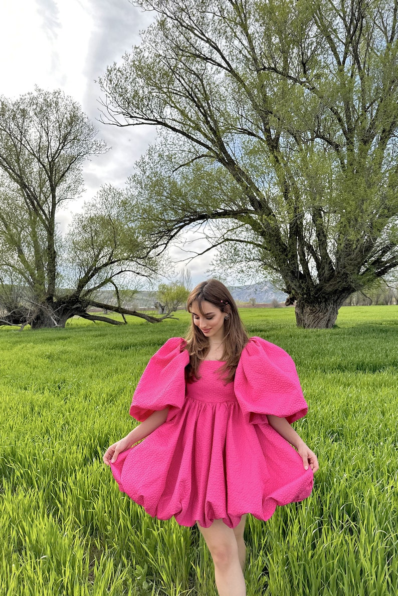 Sunflower Balloon Dress Pink - Etsy