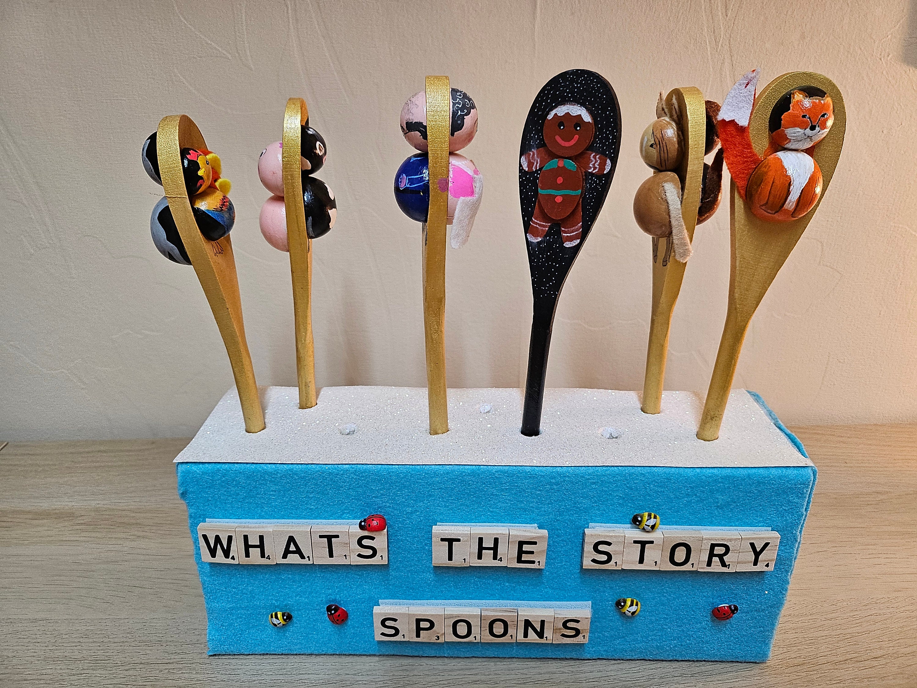 The Gingerbread Man Story Spoons - Etsy